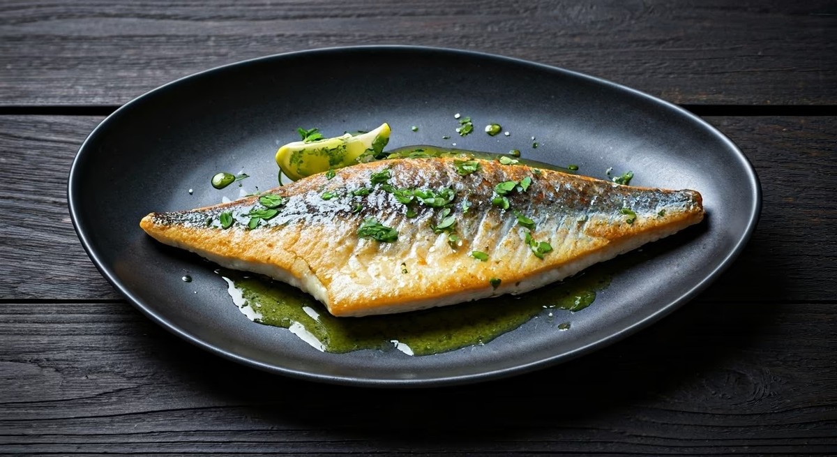 Crispy Pan-Fried Flathead with Lemon Herb Butter Recipe @ TotallyChefs