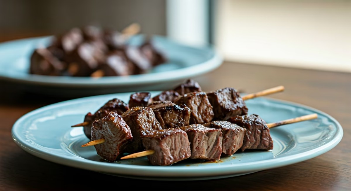 Classic Chislic Skewers Recipe @ TotallyChefs